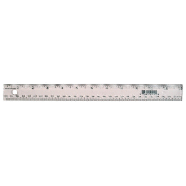 Westcott® 300mm/12" Plastic Ruler – westcottca